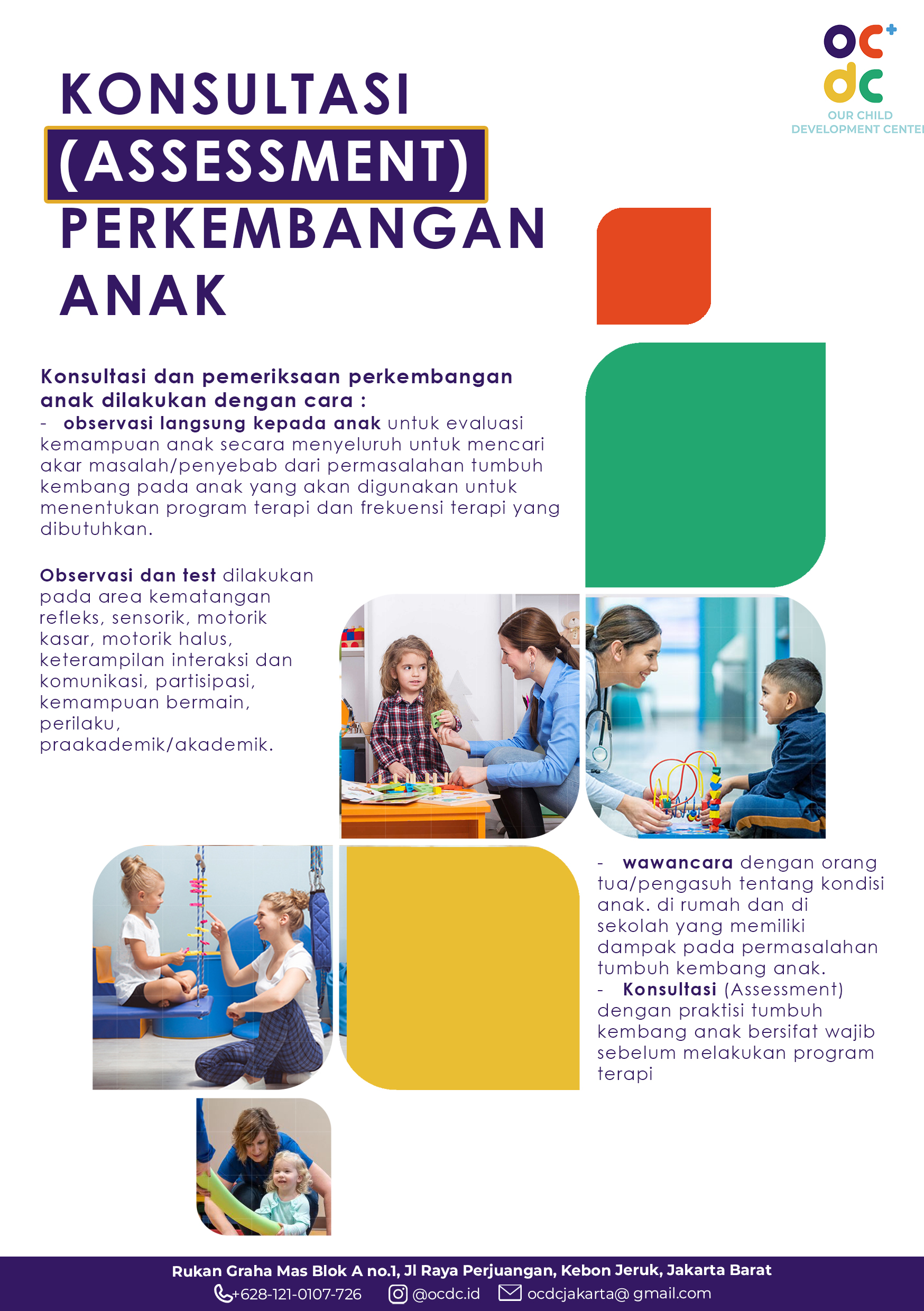Our Child Development Center - Teman Autis